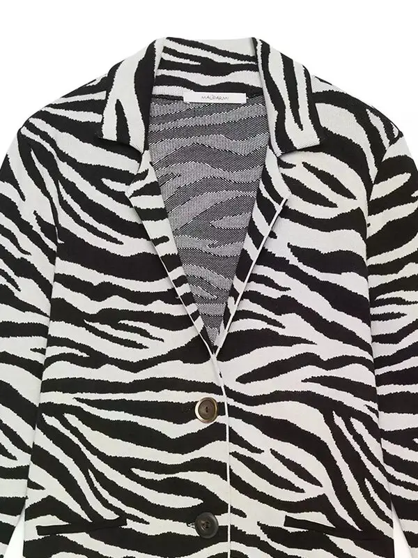 Malìparmi Zebra-print Button Jacket