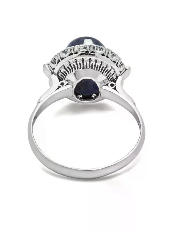JEWELS AFICIONADO Platinum, Sapphire, And Diamond Ring