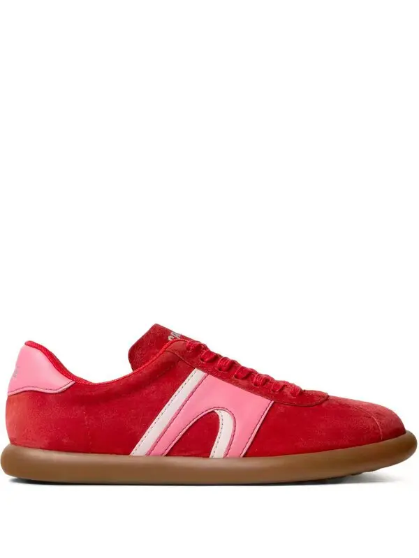 Camper Pelotas Soller Stripe Leather Sneakers - Red