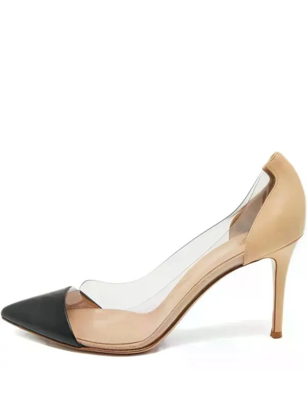 GIANVITO ROSSI Panelled Pumps - Neutrals