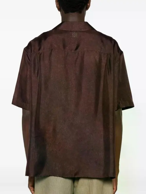 Loewe Silk Shirt - Brown