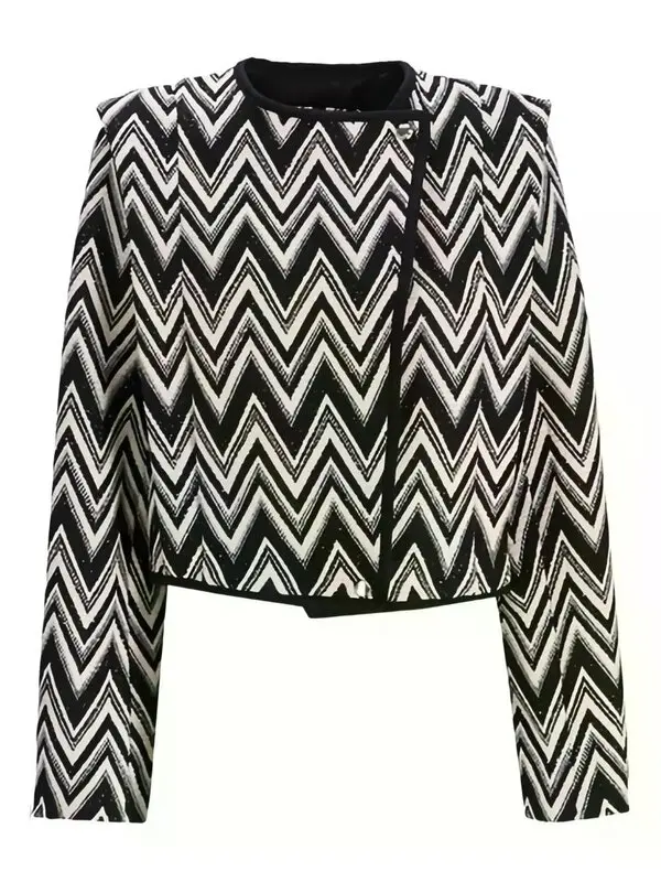 BOSS Zigzag-pattern Jacket