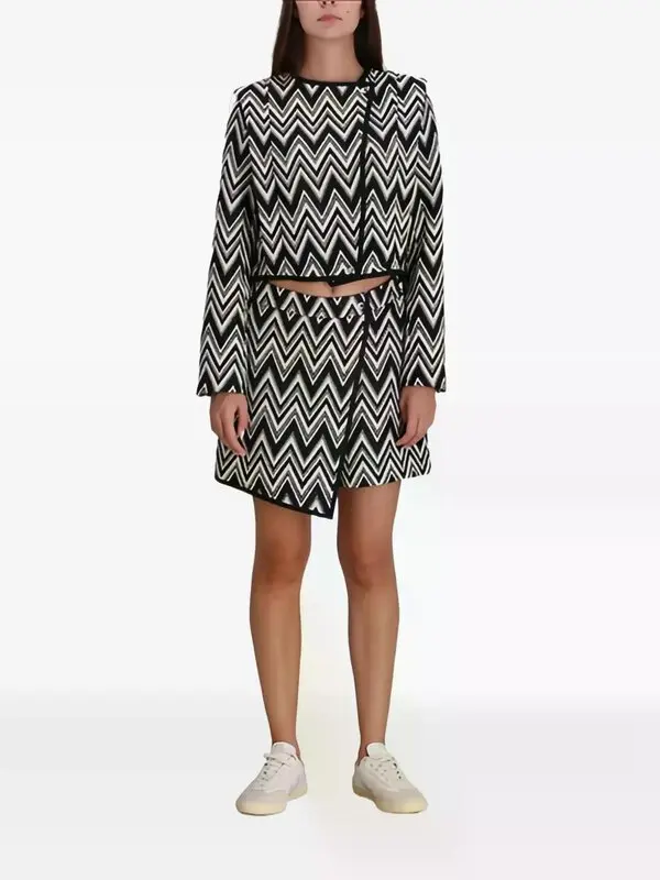 BOSS Zigzag-pattern Jacket