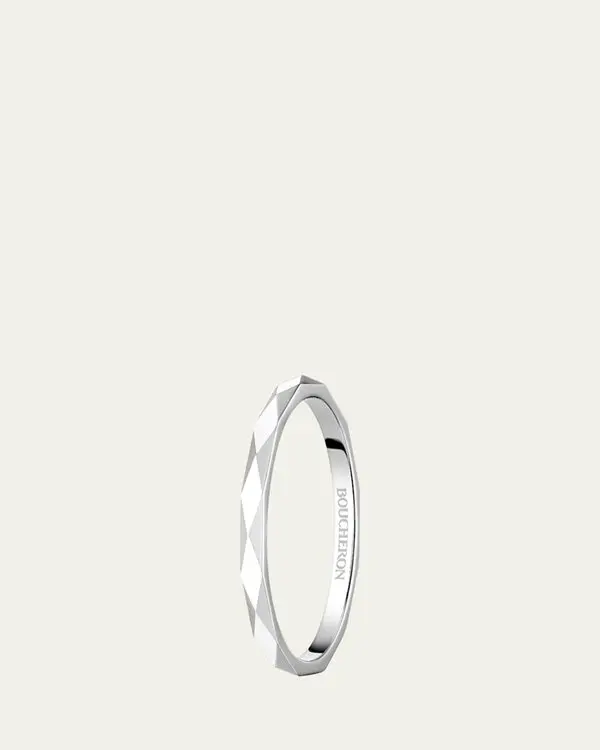 Boucheron Facette Medium Wedding Band Ring