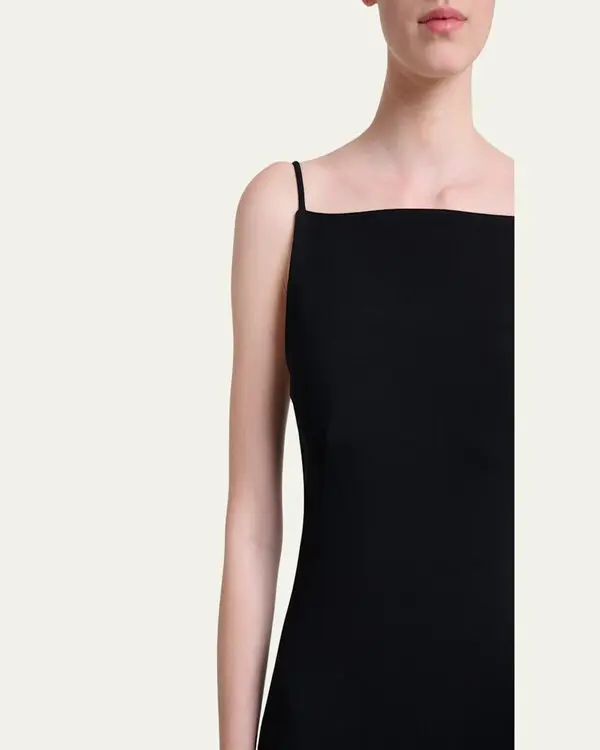 Givenchy Square-neck Trumpet Gown