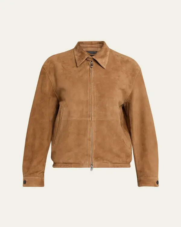TONYWACK Goat Suede Blouson Jacket