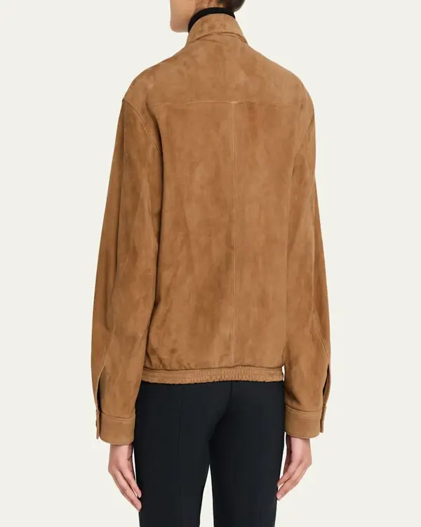 TONYWACK Goat Suede Blouson Jacket