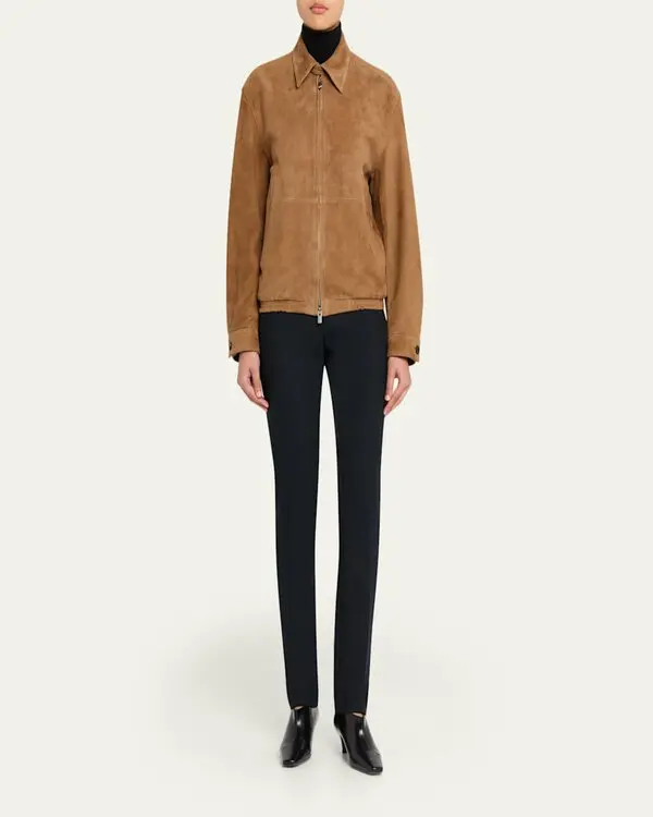 TONYWACK Goat Suede Blouson Jacket