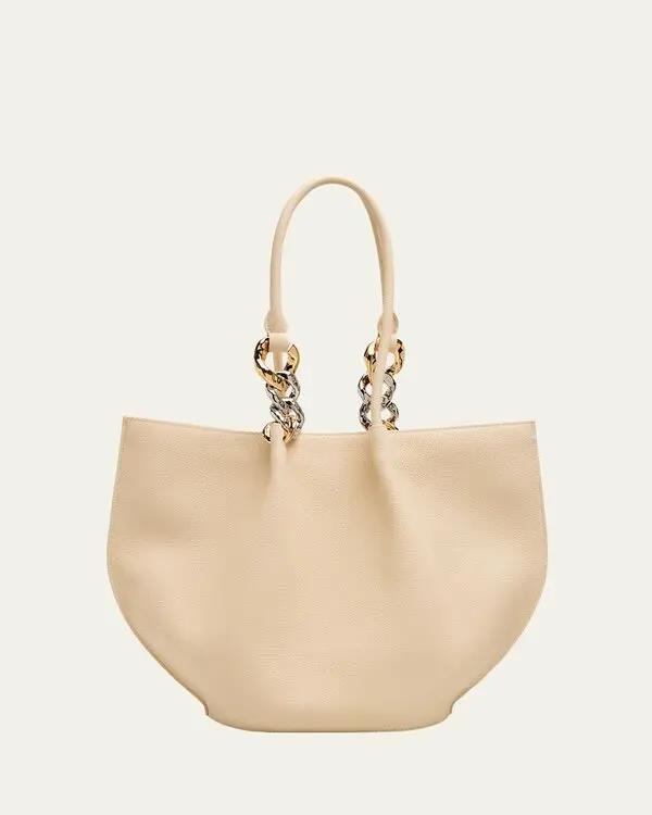 Simkhai Arlo Chain-embellished Leather Tote Bag