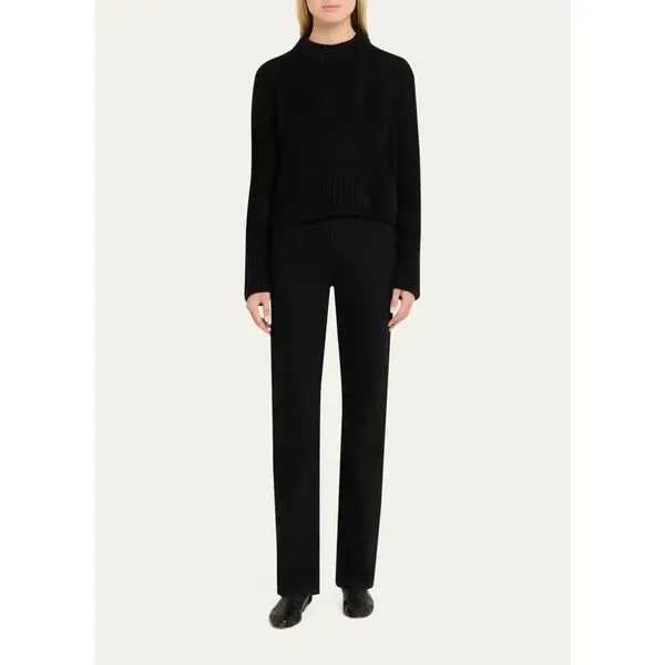 LISA YANG Cashmere Shrunken Crewneck Sweater