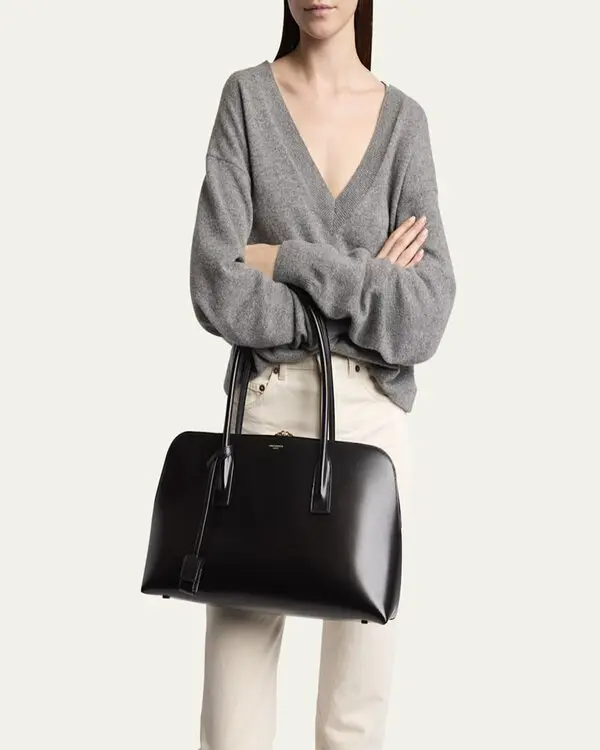 Saint Laurent Sac De Jour Large Bowling Top-handle Bag