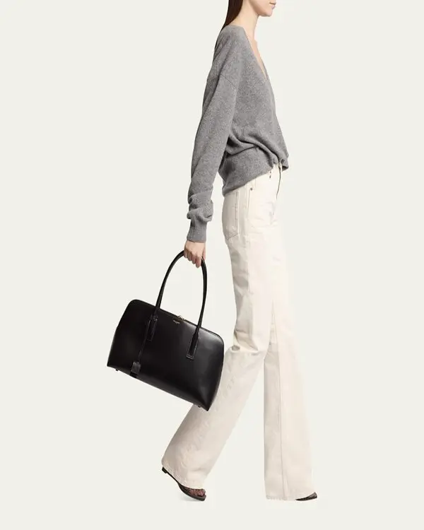 Saint Laurent Sac De Jour Large Bowling Top-handle Bag