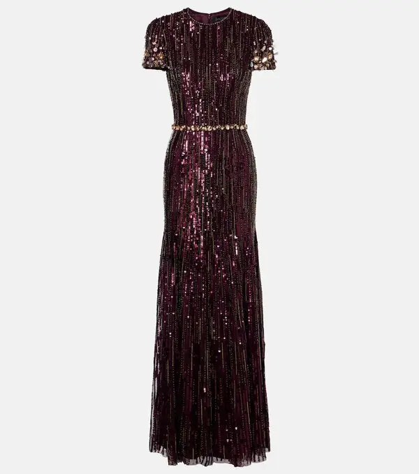 Jenny Packham Ninetta Sequined Gown