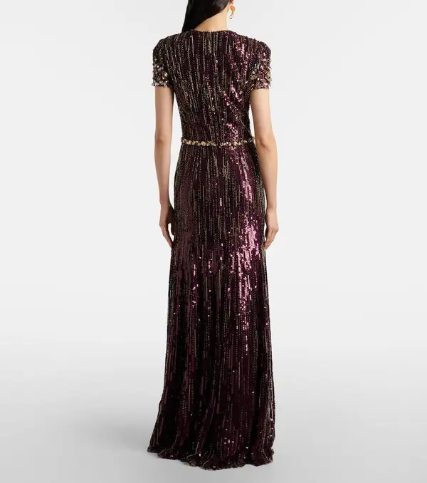 Jenny Packham Ninetta Sequined Gown