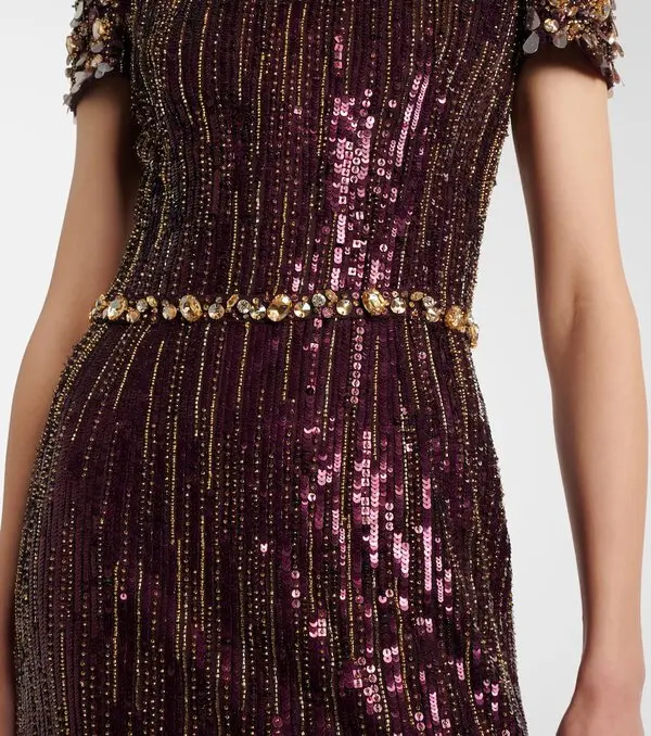Jenny Packham Ninetta Sequined Gown