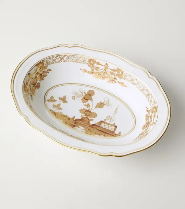 GINORI 1735 Oriente Italiano Porcelain Decorative Tray - White
