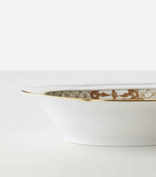 GINORI 1735 Oriente Italiano Porcelain Decorative Tray - White