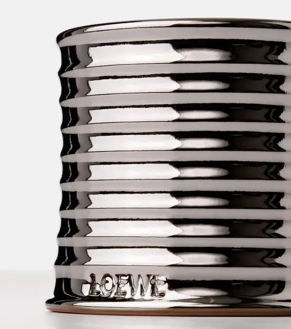 Loewe Black Sesame Medium Scented Candle - Silver