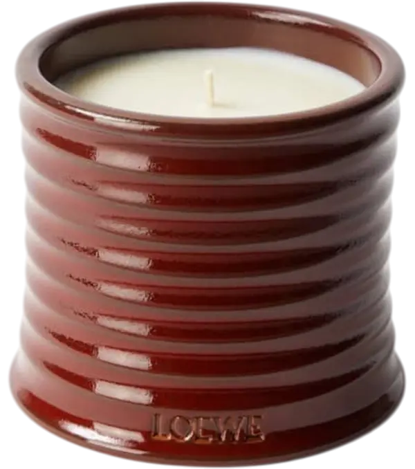 Loewe Sweet Almond Medium Scented Candle - Red