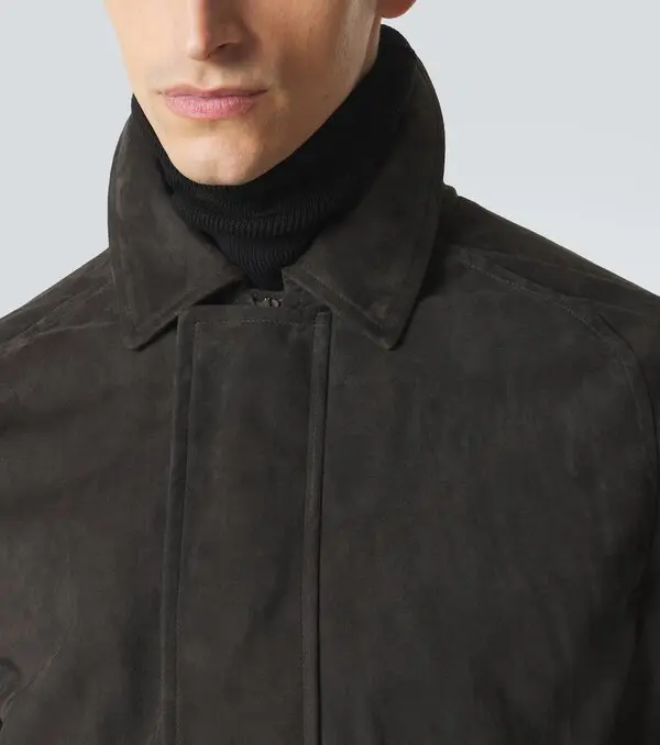 SAMAN AMEL City Suede Jacket