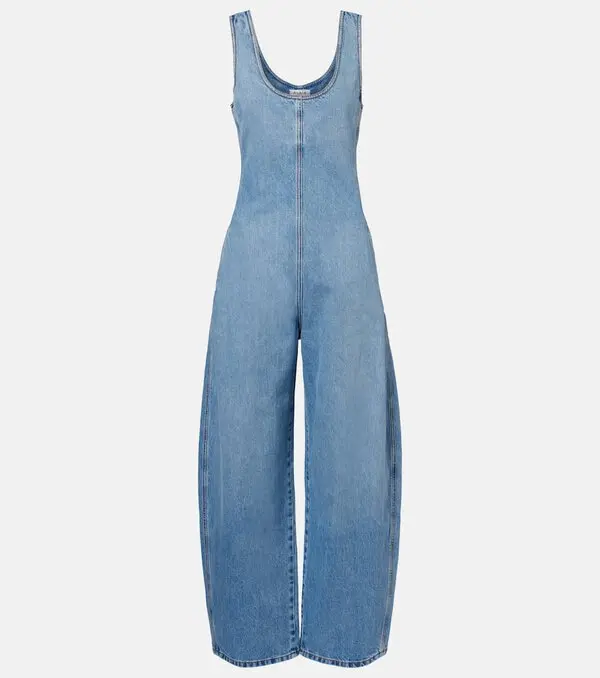 Alaïa Denim Jumpsuit - Blue