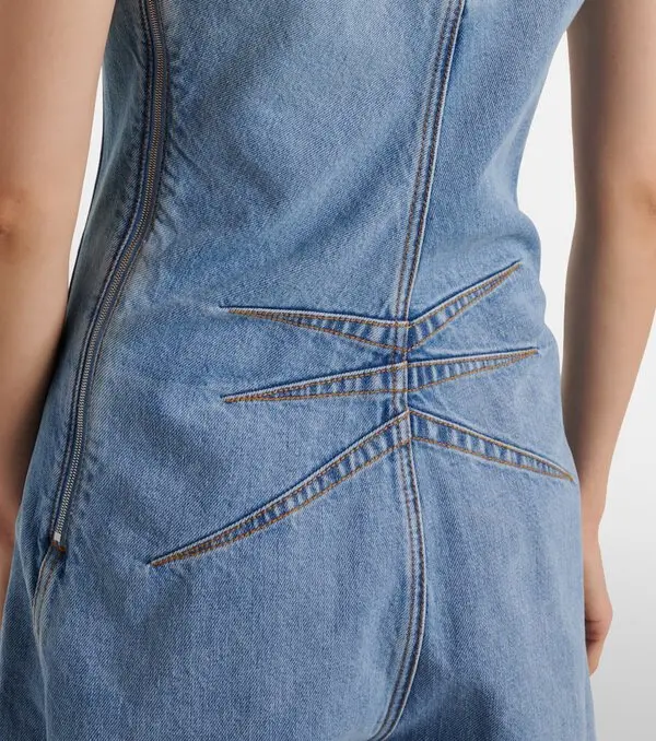 Alaïa Denim Jumpsuit