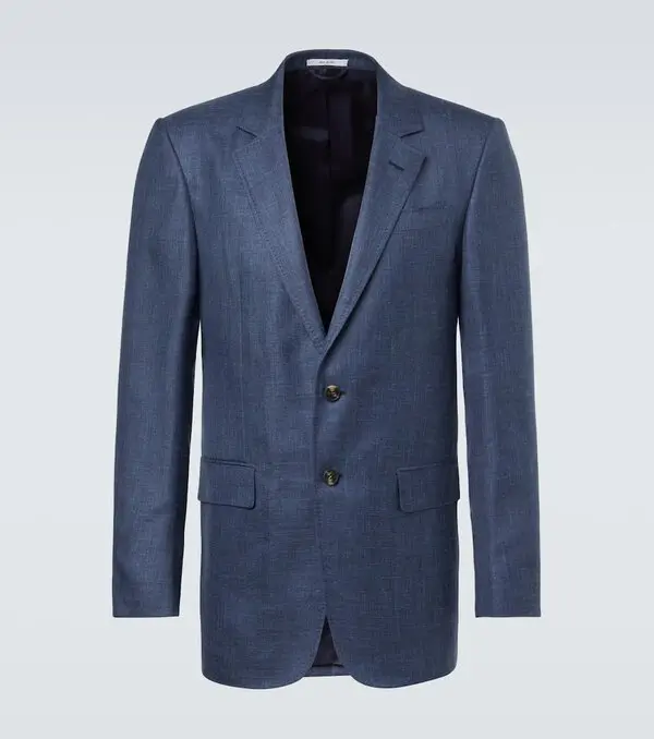 Gabriela Hearst Wool, Silk, And Linen Blazer