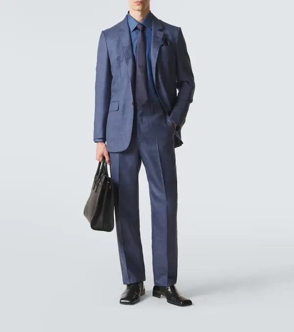 Gabriela Hearst Wool, Silk, And Linen Blazer