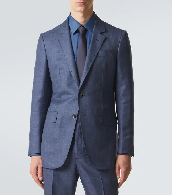 Gabriela Hearst Wool, Silk, And Linen Blazer