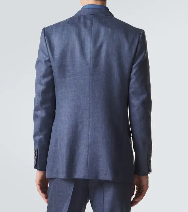 Gabriela Hearst Wool, Silk, And Linen Blazer