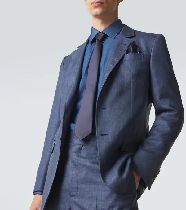 Gabriela Hearst Wool, Silk, And Linen Blazer