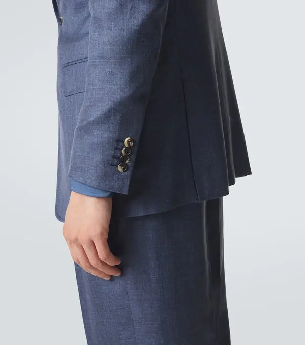 Gabriela Hearst Wool, Silk, And Linen Blazer