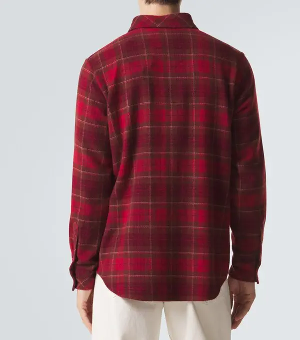 GOD'S TRUE CASHMERE Love Cashmere Shirt With Amethyst