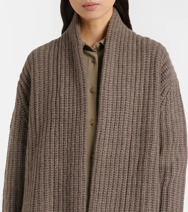 LISA YANG Jacqueline Cashmere Cardigan - Brown