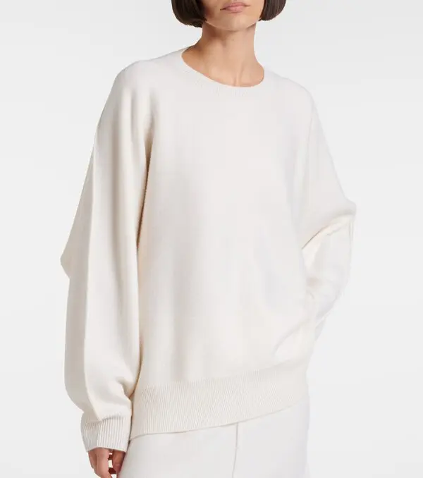 LISA YANG Haily Cashmere Sweater - White