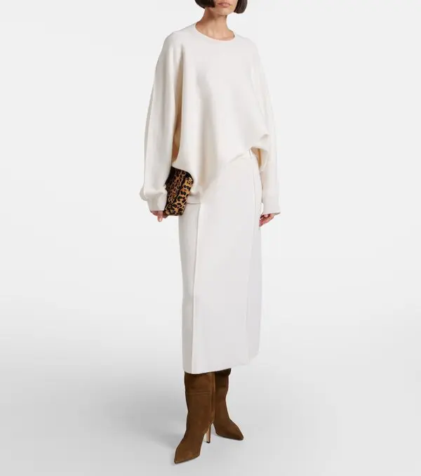 LISA YANG Ruthie Cashmere Midi Skirt
