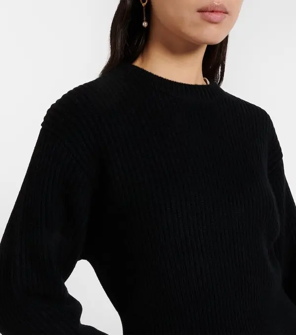 LISA YANG Miriella Ribbed-knit Cashmere Sweater
