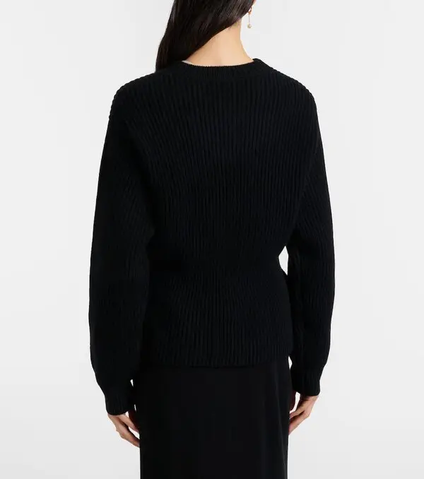 LISA YANG Miriella Ribbed-knit Cashmere Sweater