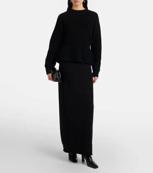 LISA YANG Miriella Ribbed-knit Cashmere Sweater
