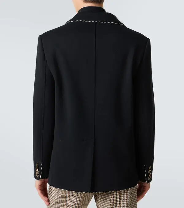 Valentino Garavani Virgin Wool Embroidered Blazer