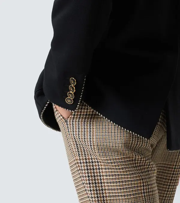 Valentino Garavani Virgin Wool Embroidered Blazer