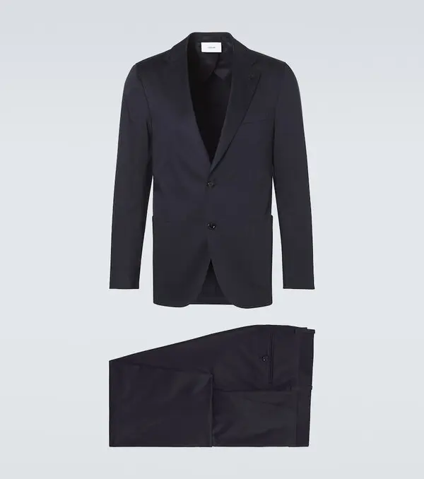 LARDINI Cotton-blend Suit - Blue