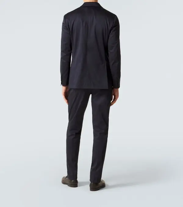 LARDINI Cotton-blend Suit - Blue