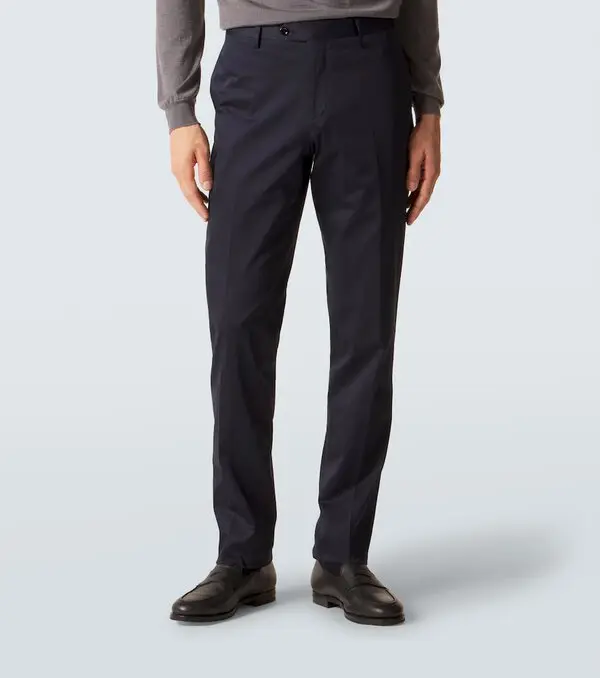 LARDINI Cotton-blend Suit - Blue