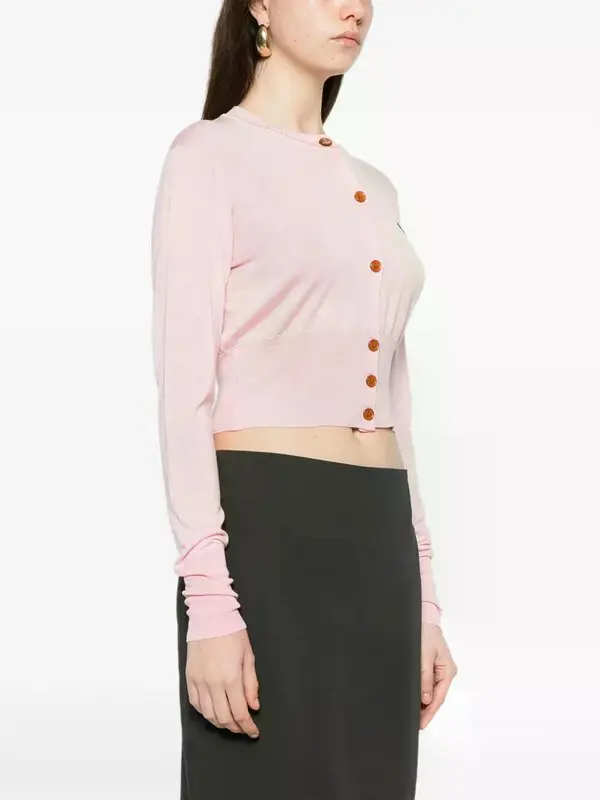 VIVIENNE WESTWOOD Bea Cropped Cardigan - Pink