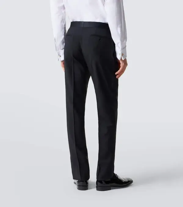 Canali Wool And Mohair Suit Pants