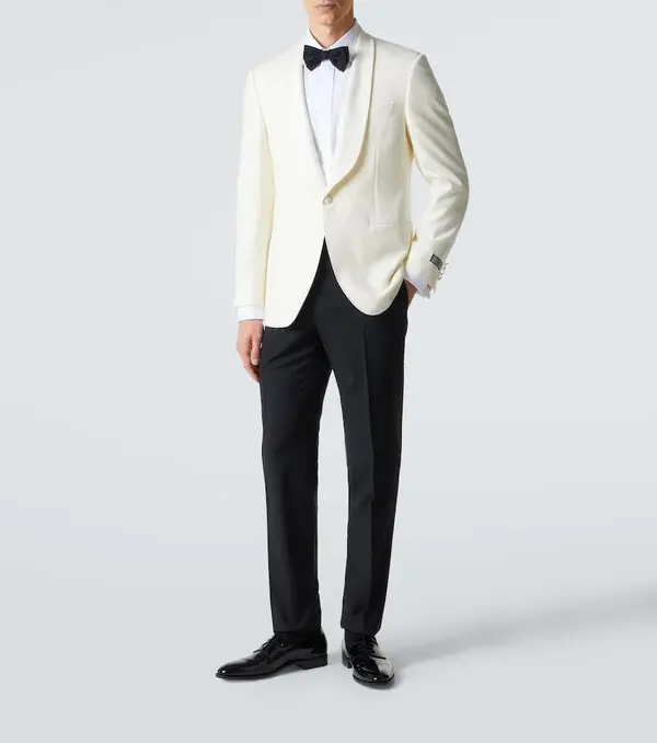 Canali Wool And Mohair Suit Pants