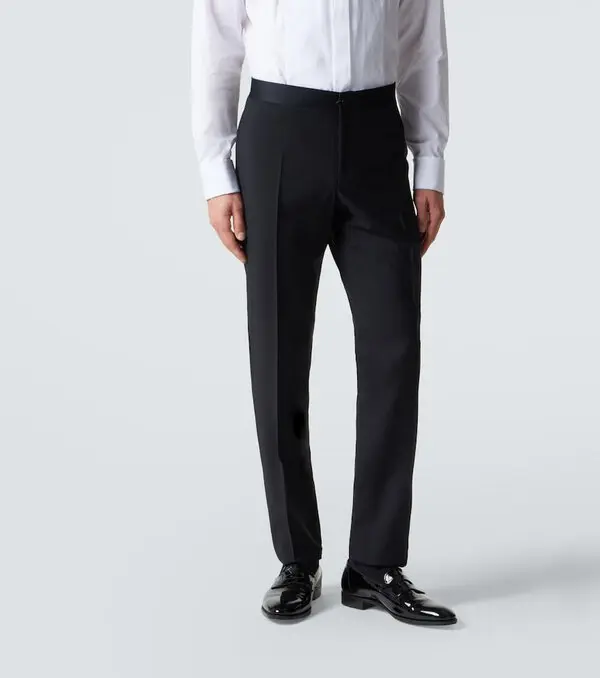 Canali Wool And Mohair Suit Pants