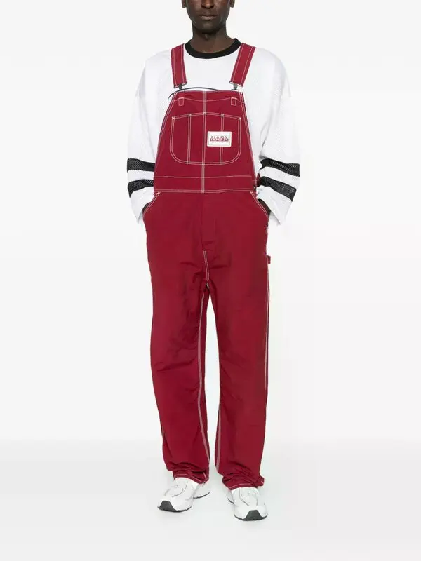 NAPAPIJRI Contrast-stitching Jumpsuit - Red