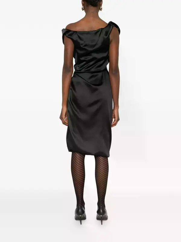 VIVIENNE WESTWOOD Ginnie Amber Midi Dress - Black
